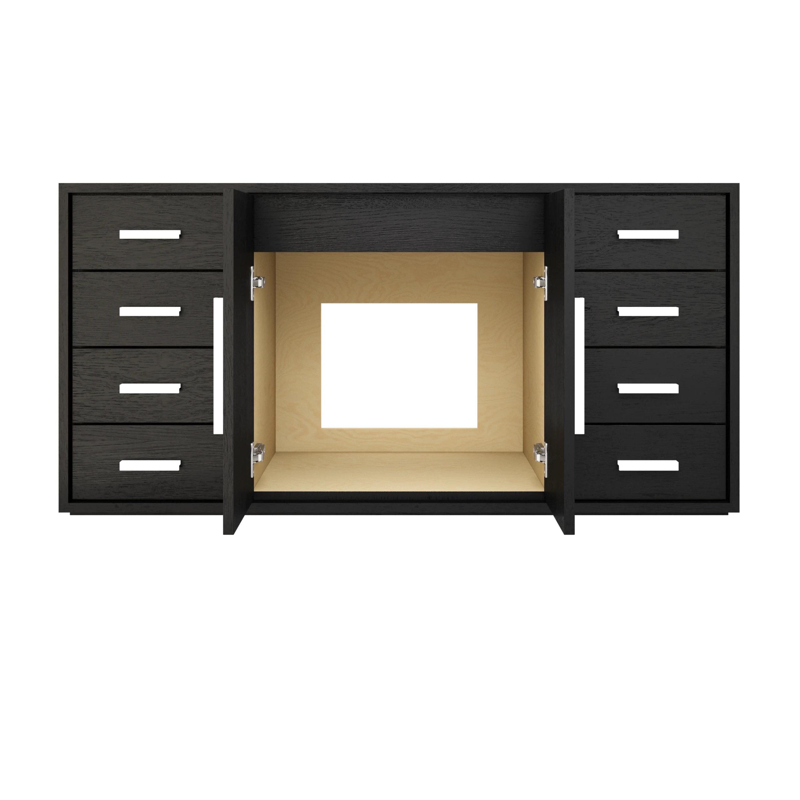 Rift White Oak Extra-Wide Single Bath Vanity - Vanderloc